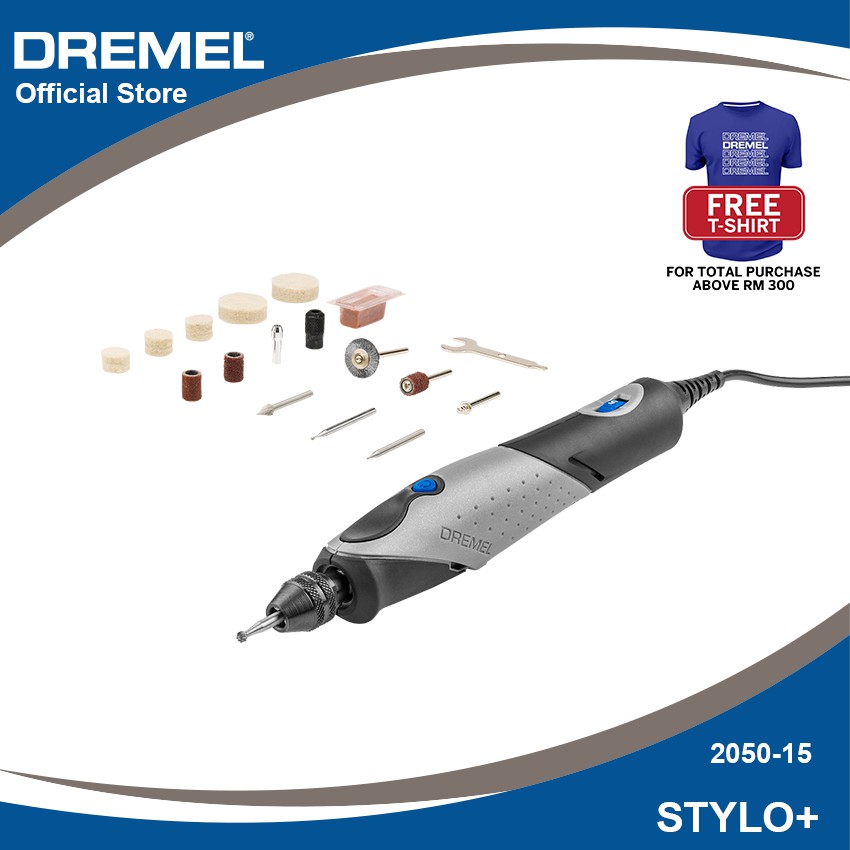 Dremel Stylo + Rotary Tool 2050 (15 Pcs) | Shopee Malaysia