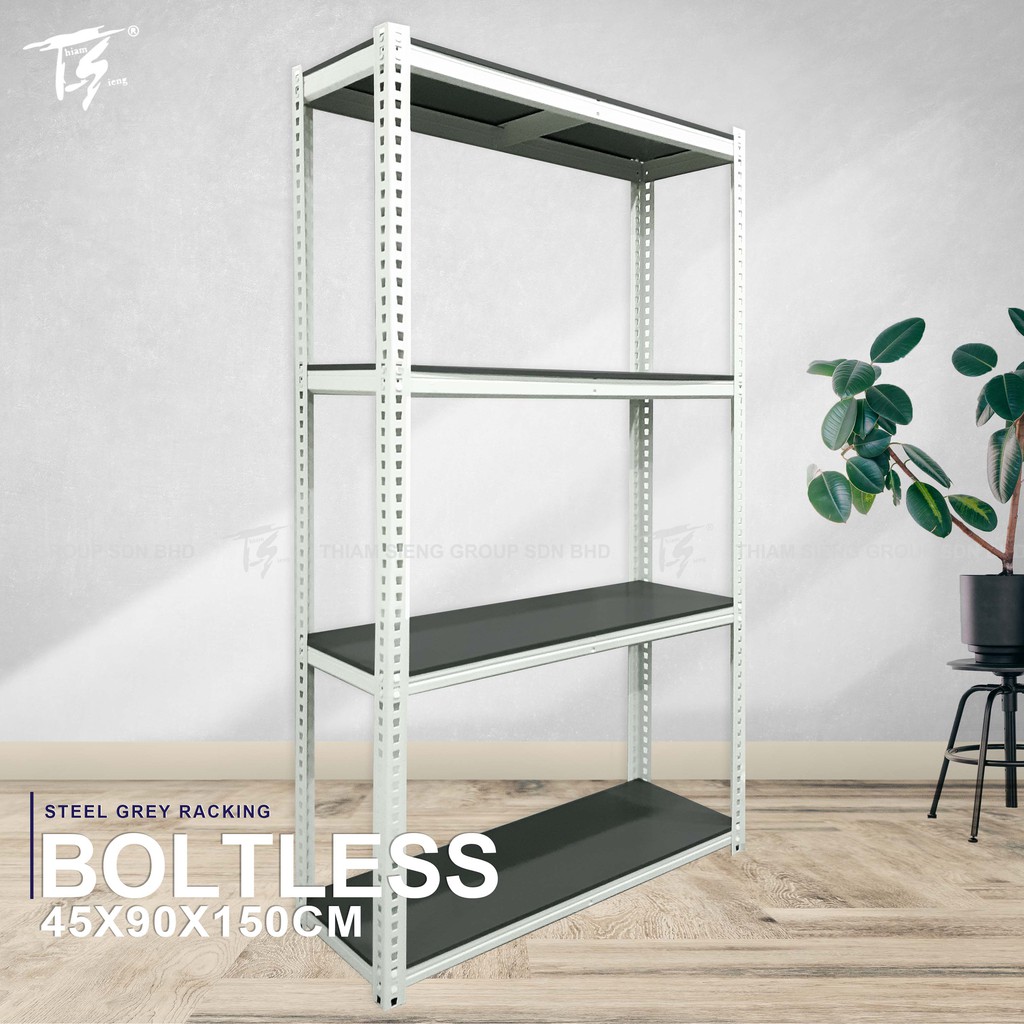 COMFORRA Boltless DIY Racking Solid Steel Racking 45x90x150cm ...