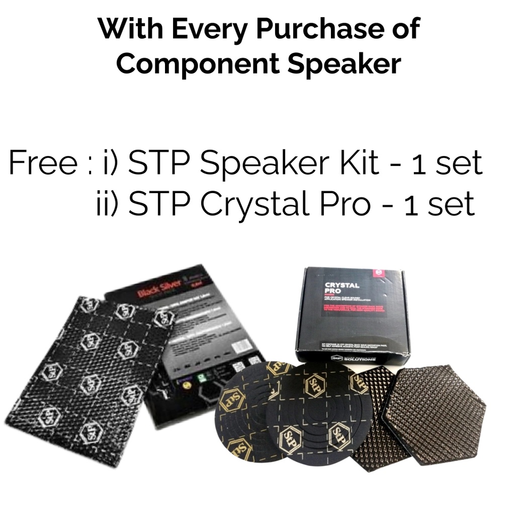 [Free for Component Speaker] STP Crystal Pro + STP Speaker Kit | Shopee ...