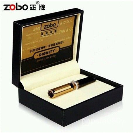 过滤烟嘴ZOBOGenuine Cigarette Holder Gold-Plated Cleaning Filter Element ...