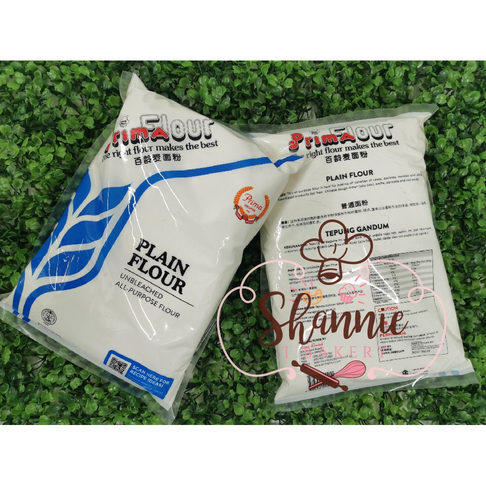 Prima Plain Flour 1KG | Shopee Malaysia