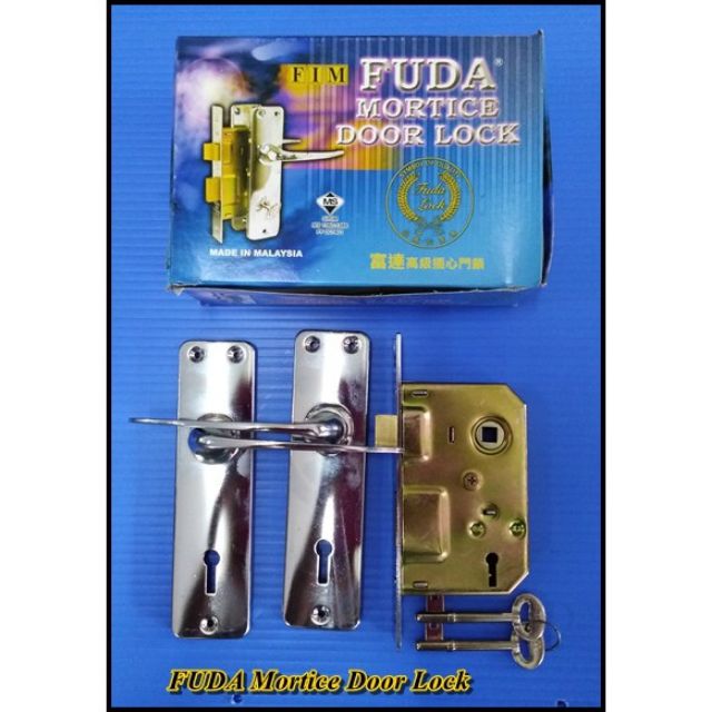 FUDA 2-LEVER MORTICE DOOR LOCK | Shopee Malaysia