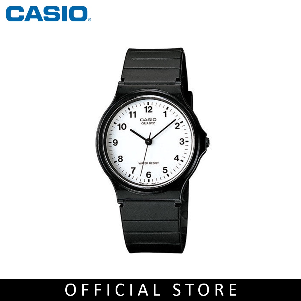 Casio General MQ-24-7B Black Resin Band Men Youth Watch | Shopee Malaysia