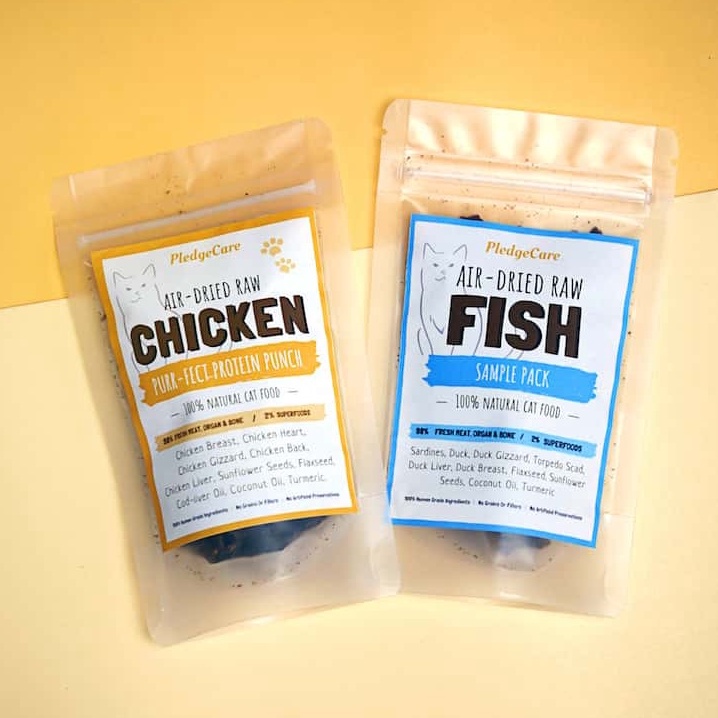 PledgeCare Air-Dried Food Sample Packs for Cats | Shopee Malaysia