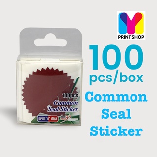 Common Seal Sticker Certificate Sticker 100pcs | Shopee Malaysia