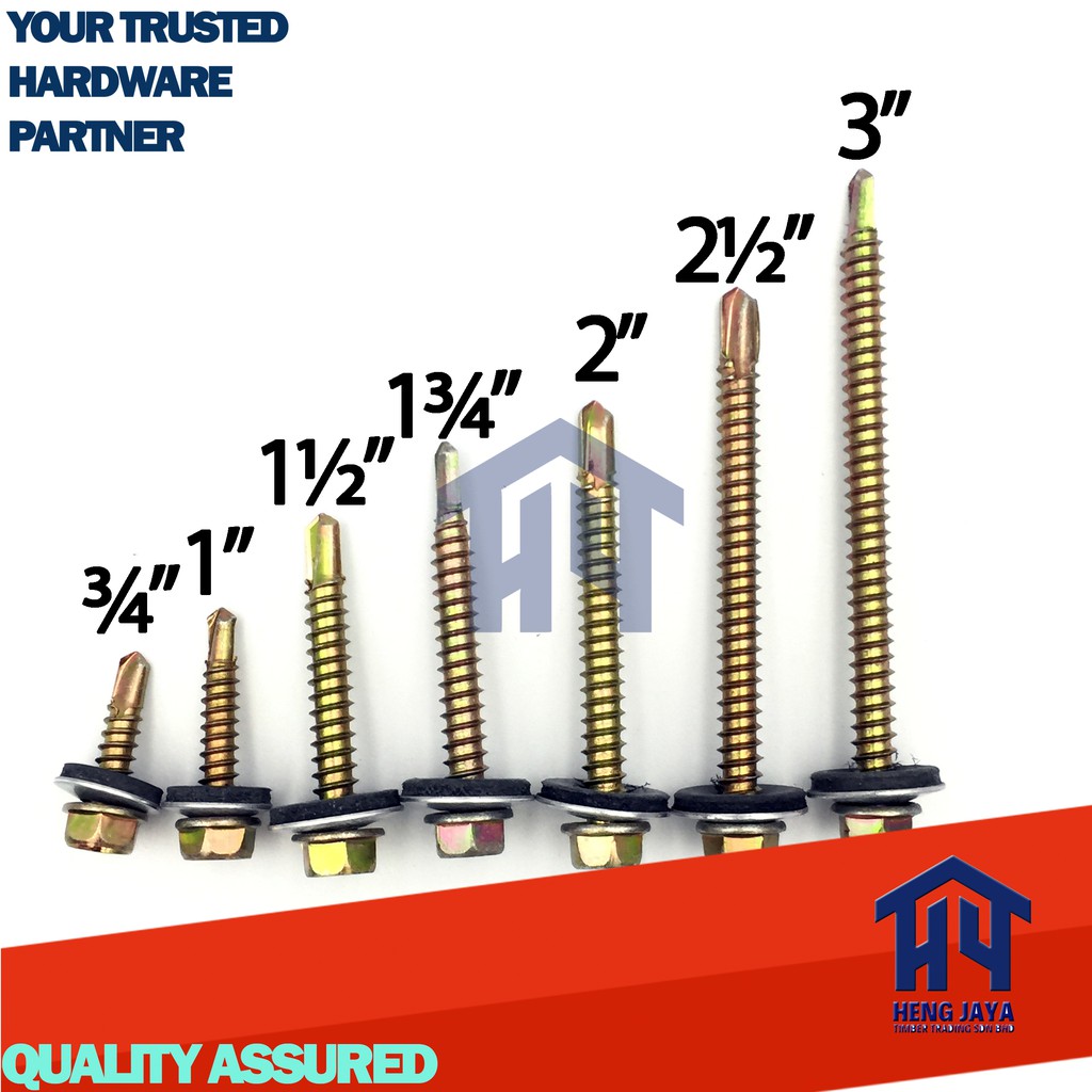 Self Drilling Hex Head Roofing Awning Screw for Metal/ HEX SELF ...