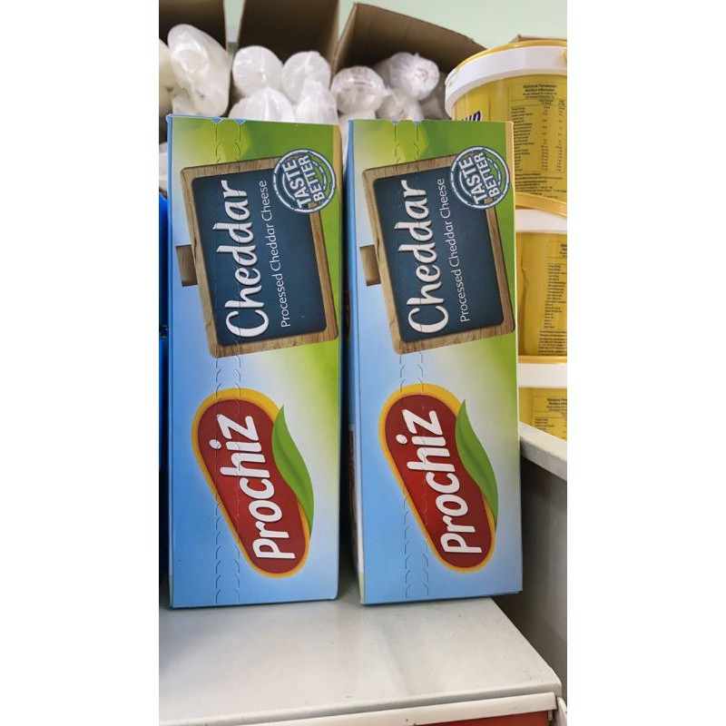2KG PROCHIZ Cheddar Cheese Block/Keju Cheddar | Shopee Malaysia