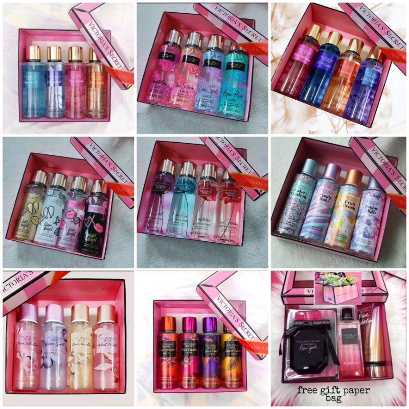 Victoria's Secret candy collection 4 in 1 gift box for women+Freegift ...