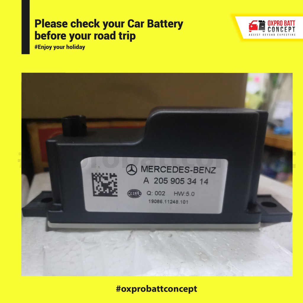(2059053414) Original Mercedes Benz Voltage Converter / Backup Battery ...