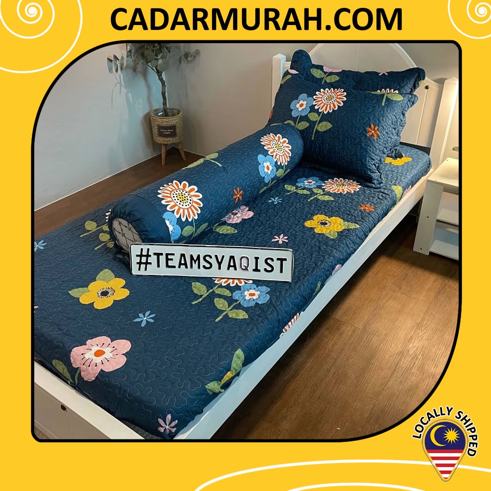 Set Cadar Single Getah Keliling | Shopee Malaysia