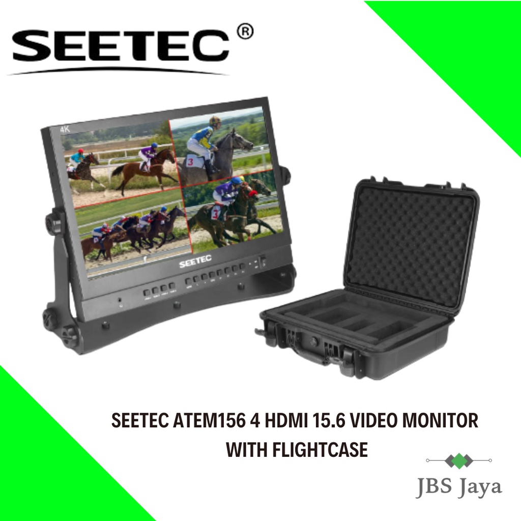 SEETEC Atem156 4 HDMI 15.6 Video Monitor With Flightcase | Shopee Malaysia