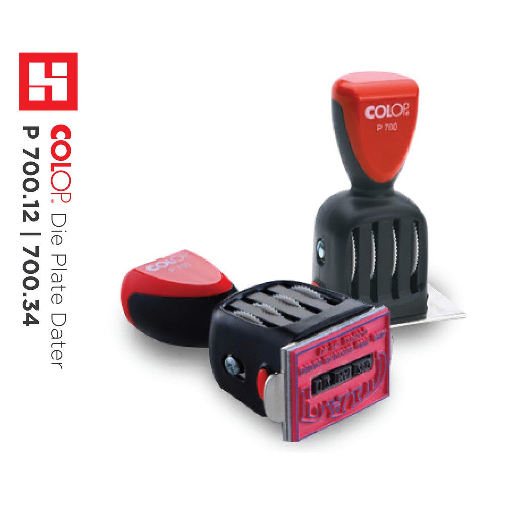 Rubber Stamp COLOP Die Plate Dater P700 | Shopee Malaysia