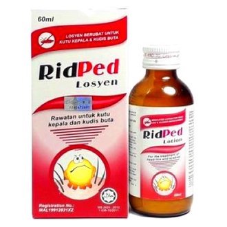 RidPed Lotion 60ml (For Head Ice & Scabies Infestations / Rawatan Kutu ...