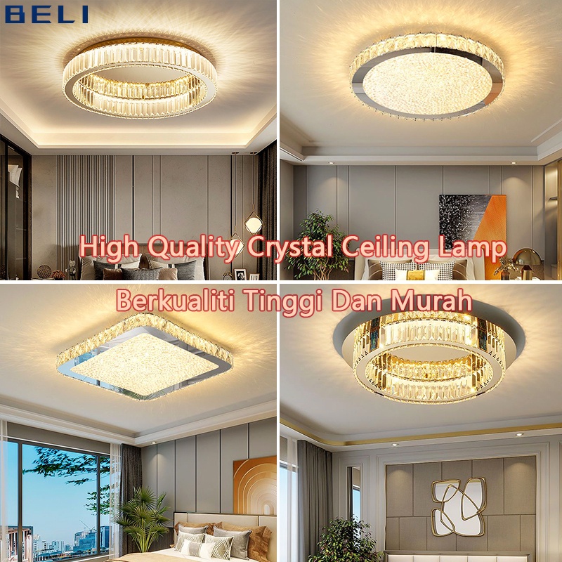 Lampu Siling Kristal Berkualiti Tinggi Dan Murah Modern Luxury LED ...