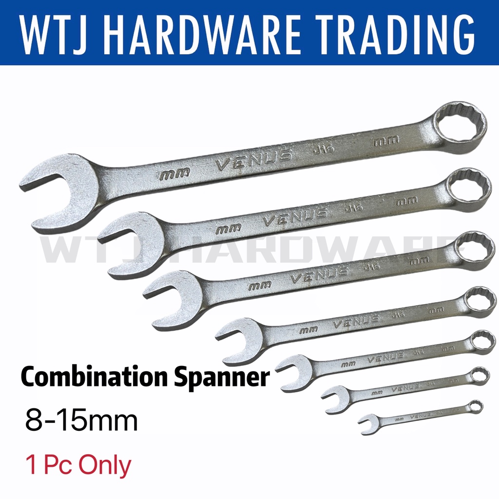 Combination Wrench | Common Ring ( 8 - 15mm ) (Brand Random) Spanar ...