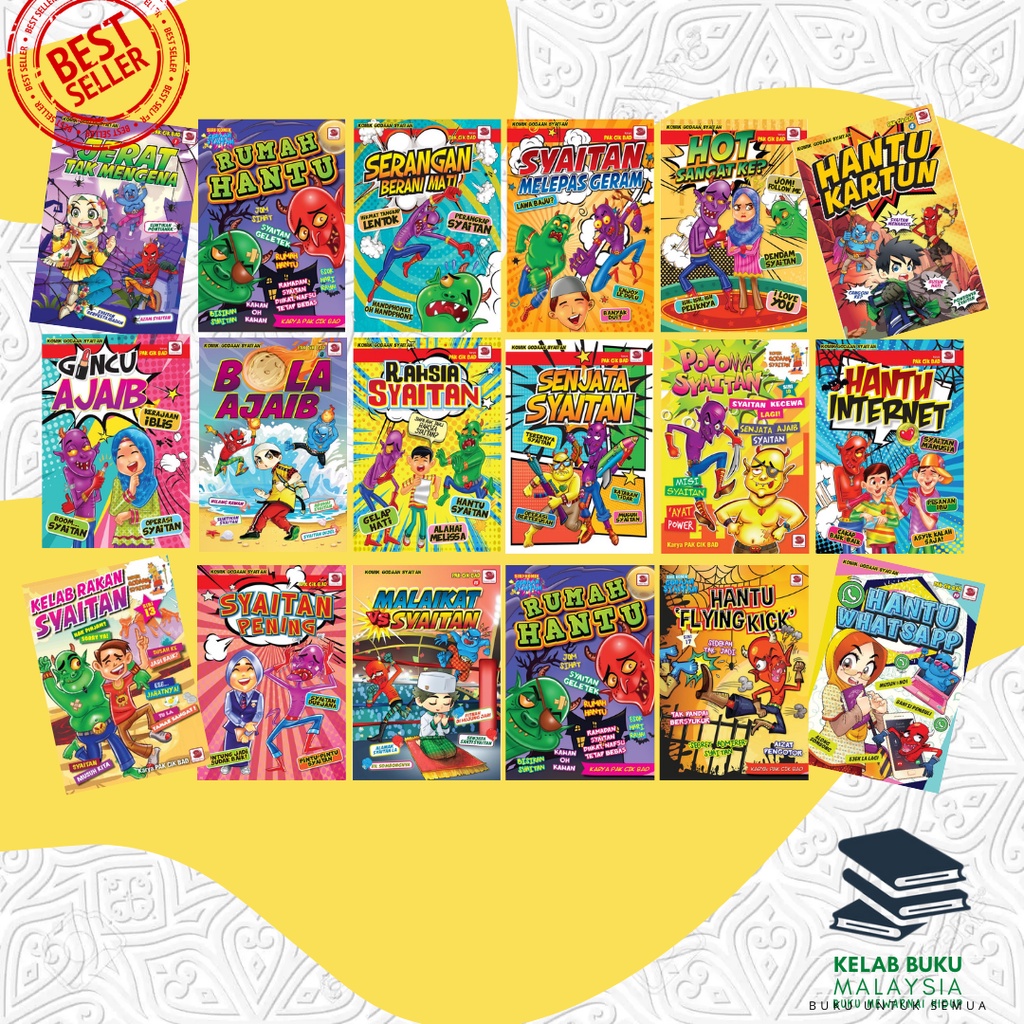 Komik asuh komik kanak kanak kenali syaitan | Shopee Malaysia