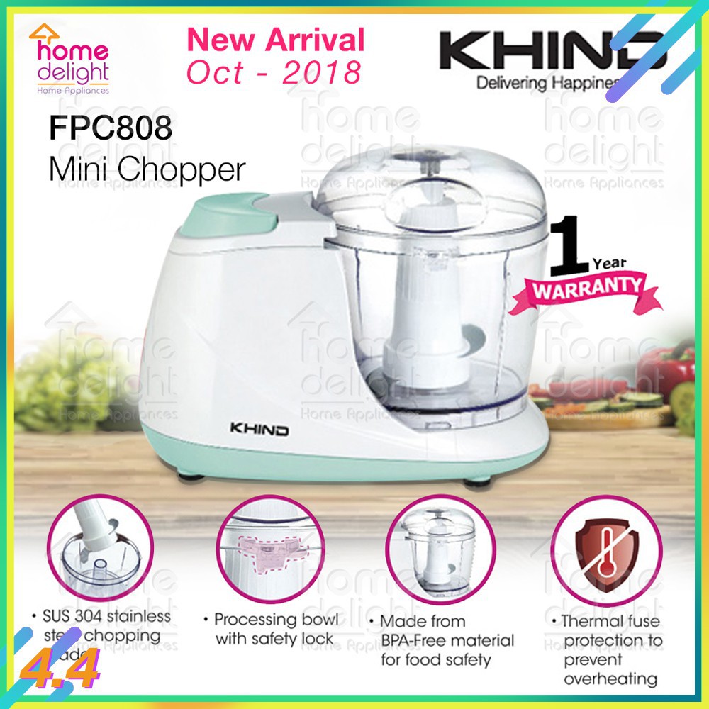 Chopper blender~chopper blender mini~ Khind FPC808 / FPC900 Mini Food ...