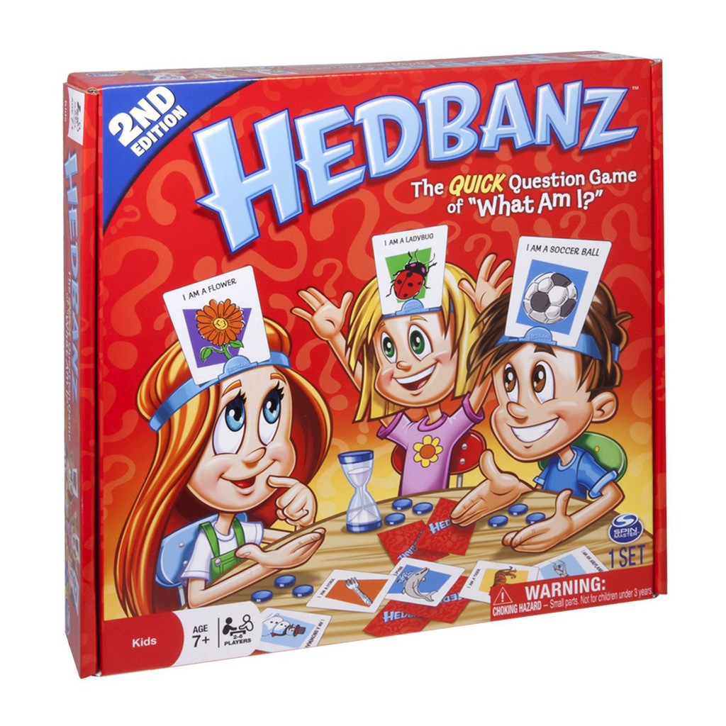 Hedbanz Card Board Game Party Family Friends Guessing Headbanz Word ...