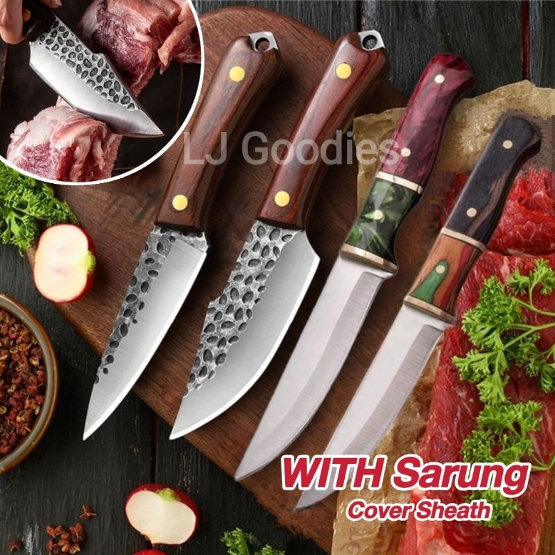 Mongolia Lamb Sharp Knife / Pisau Lapah Kambing / Butcher Kitchen Knife ...