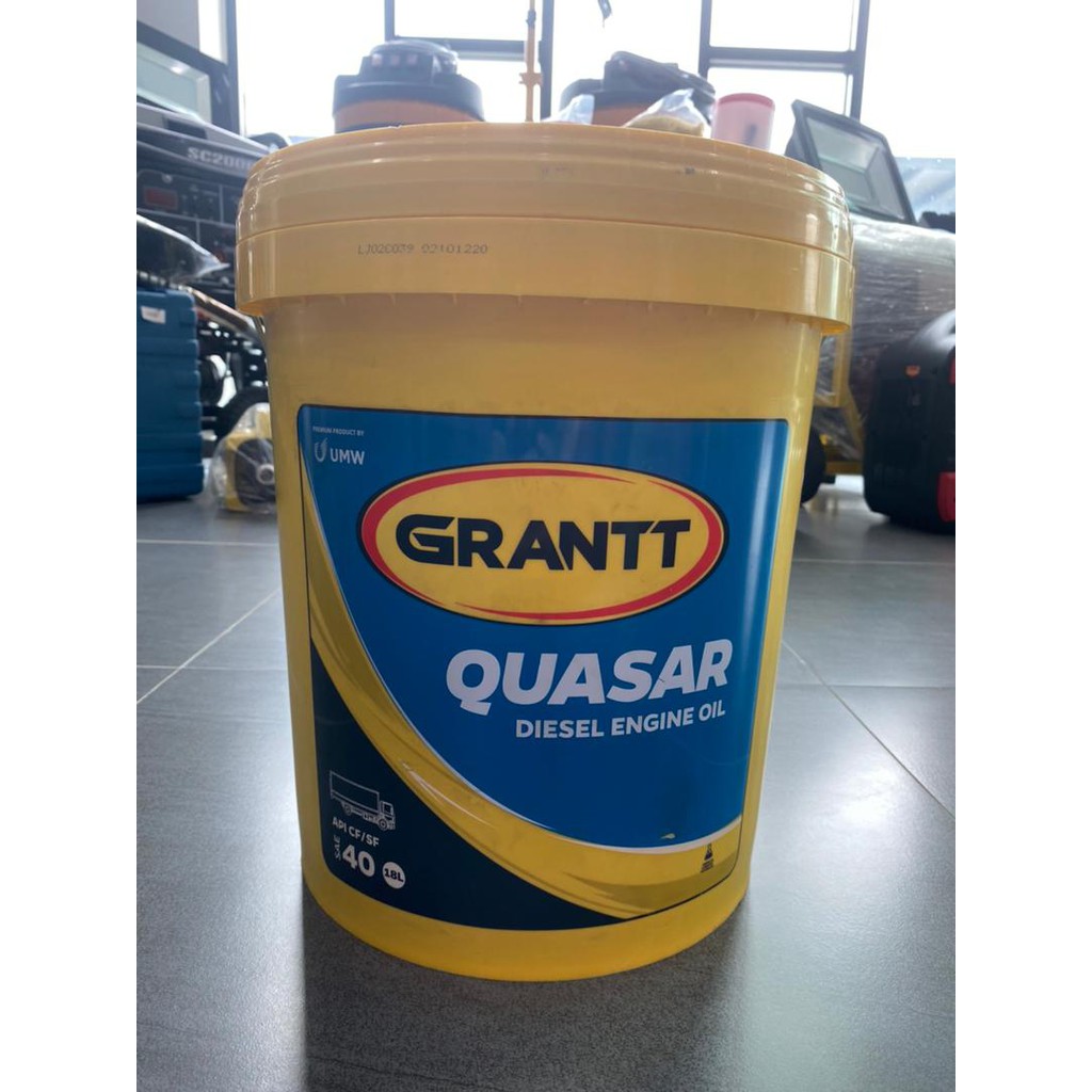 GRANTT QUASAR DIESEL ENGINE OIL - SAE40 (18 LITRES) | Shopee Malaysia