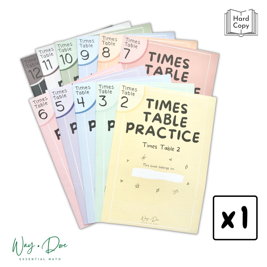 Real Times Table Practice [Times Table 2-12] {Math x Multiplication ...