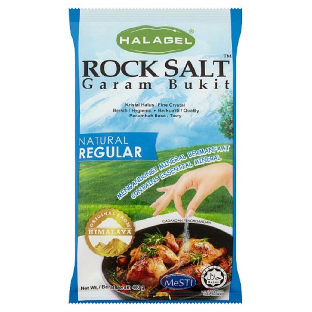 Halagel Rock Salt Natural Regular Garam 400g | Shopee Malaysia