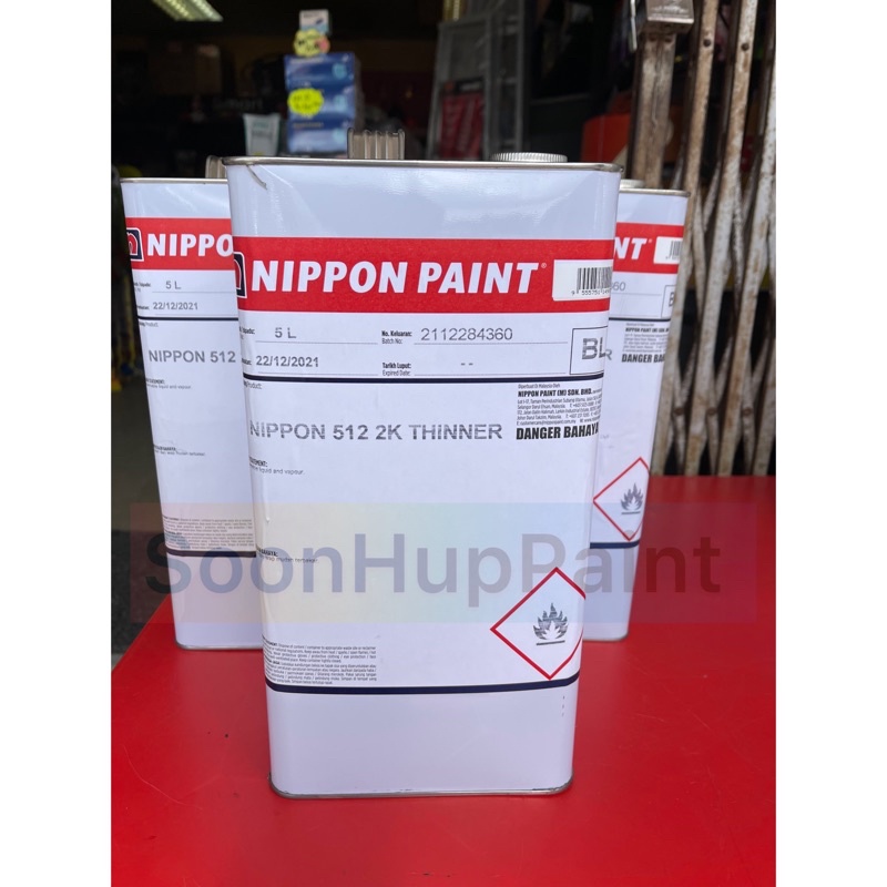 5L NIPPON PAINT 512 2K THINNER | Shopee Malaysia