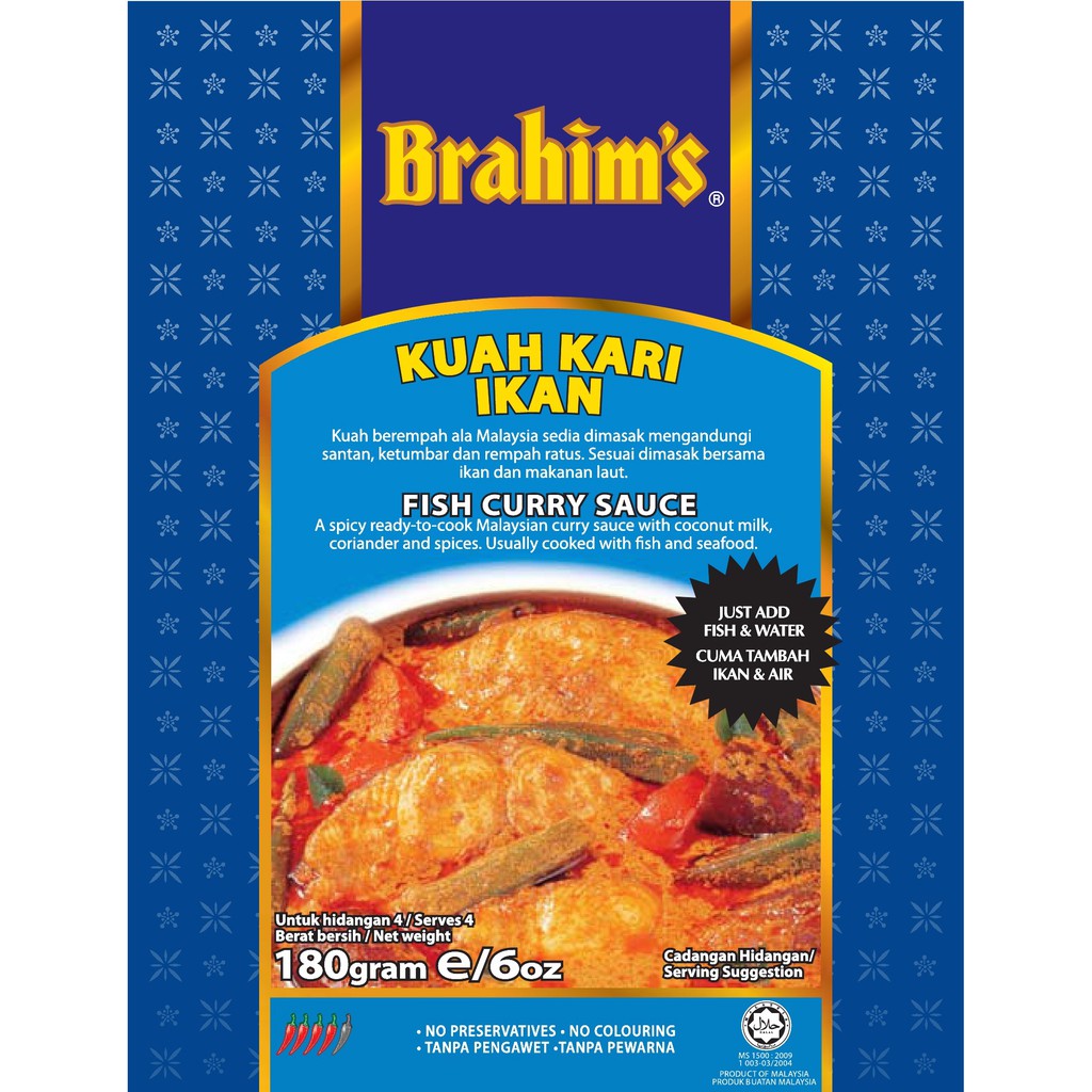 BRAHIM'S KUAH KARI IKAN FISH CURRY SAUCE BIS BRAHIM BRAHIMS TRAVEL FOOD ...