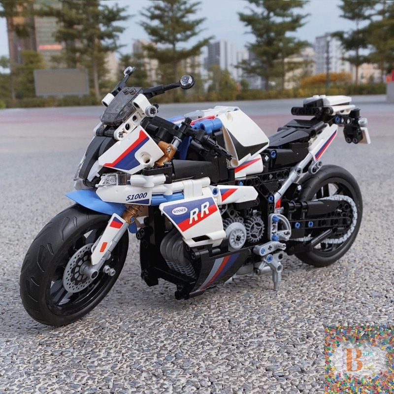 [FREE SHIPPING] Lego Building Blocks BMW S1000RR Motorcycle Models ...