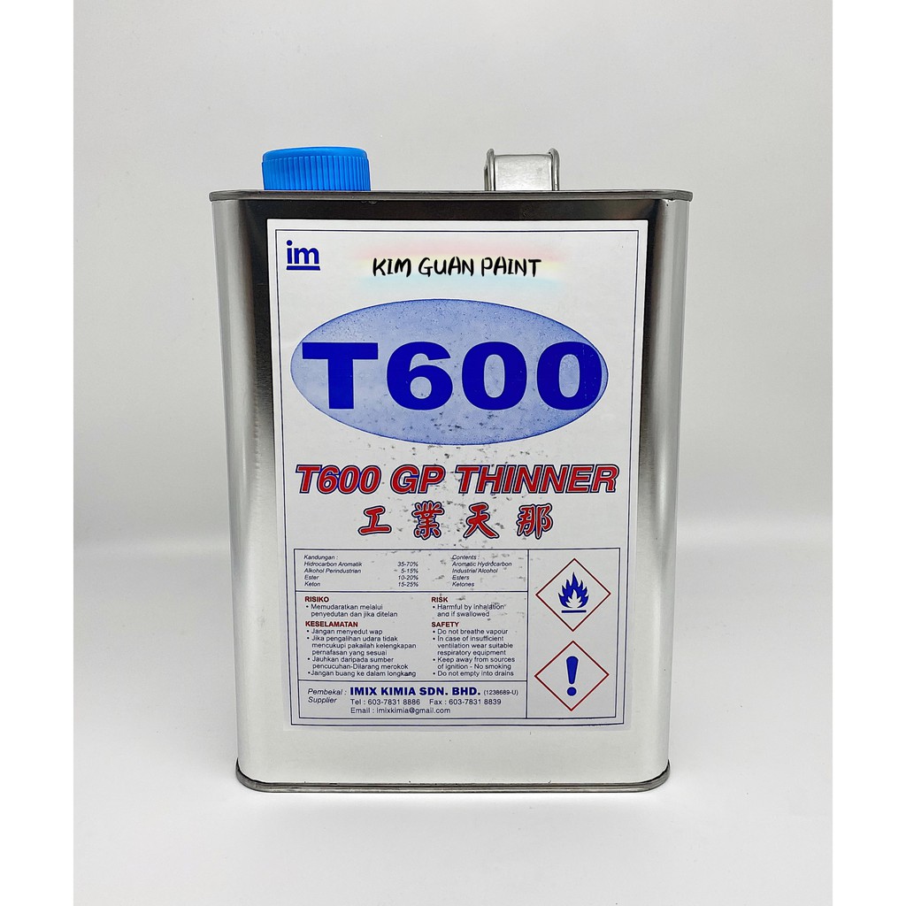 T600 GP Thinner 2.5KG | Shopee Malaysia