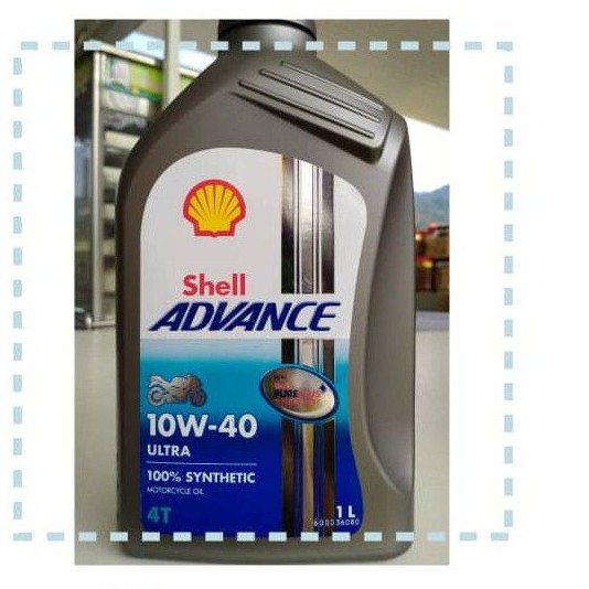 SHELL ADVANCE 10W-40 ULTRA 4T /1L | Shopee Malaysia