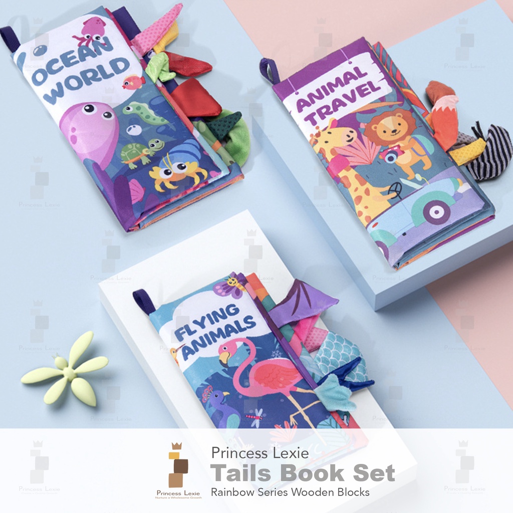 Princess Lexie Tails Book Set | 3 in 1 High Quality Baby Early Learning ...