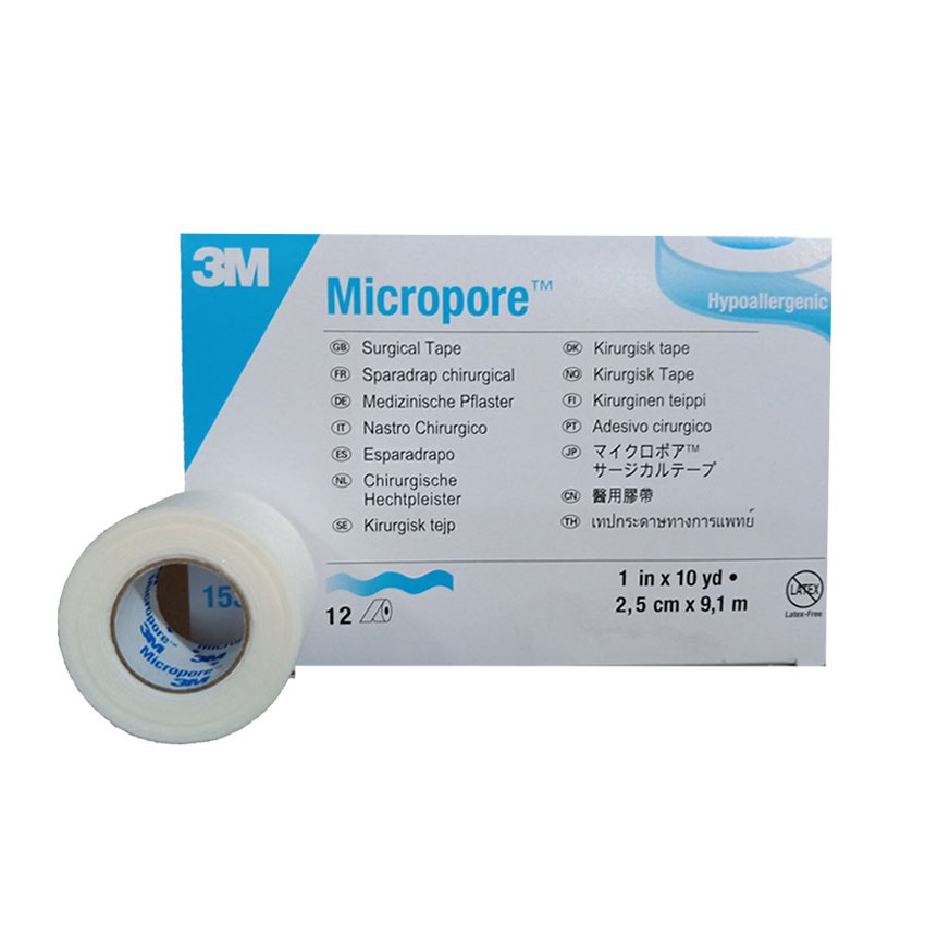 Micropore 2.5CM x 9.1M 1530-1 (12pcs) | Shopee Malaysia