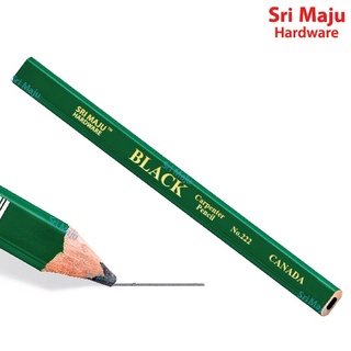 MAJU 222 Professional Carpenter Pencil Flat Wood Construction Wood Work ...