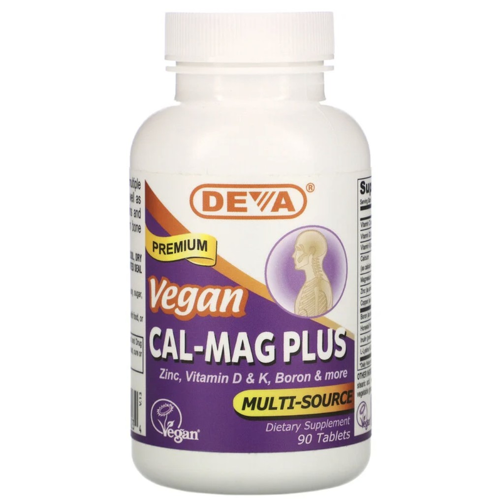 Deva, Premium Vegan Cal-Mag Plus, 90 Tablets, 100% Vegetarian | Shopee Malaysia