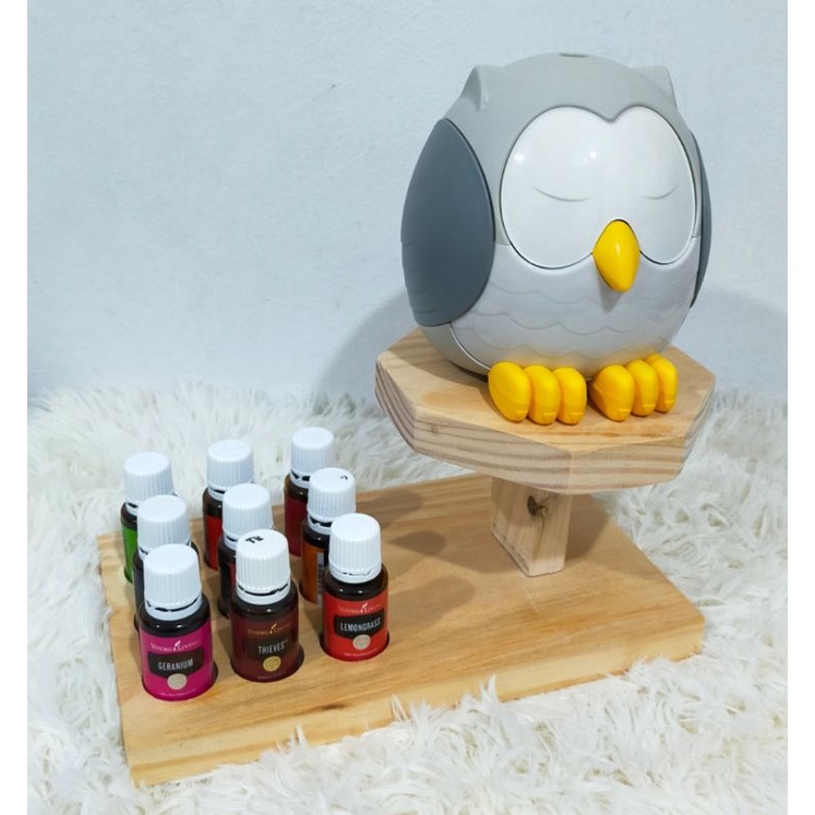 RACK 9 slot READY STOCK rak essential oil display owl lantern young ...