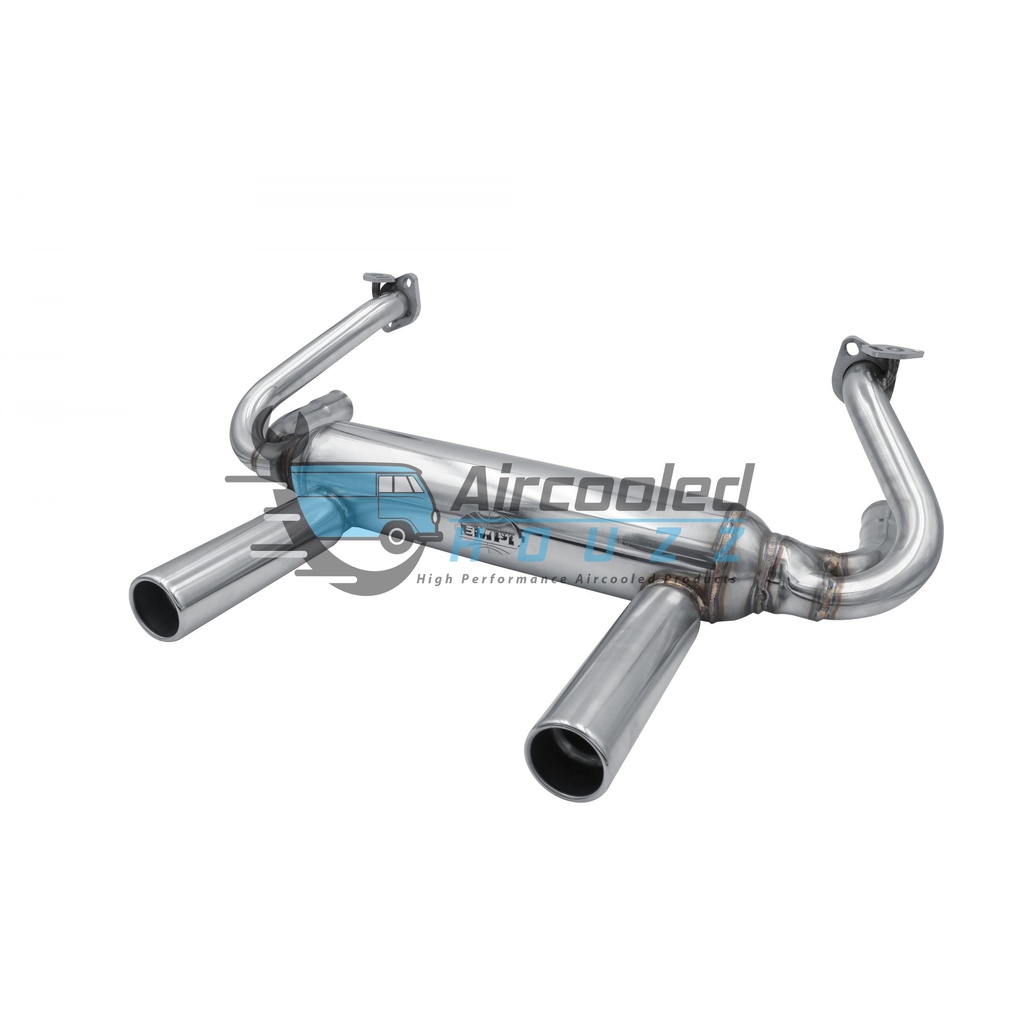 EMPI 2-Tip Stainless Steel Deluxe Exhaust Volkswagen Beetle Type 1 VW ...