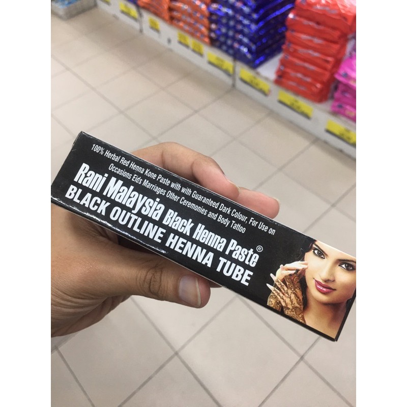 INAI HITAM RANI | RANI HENNA BLACK PASTE 32g | Shopee Malaysia