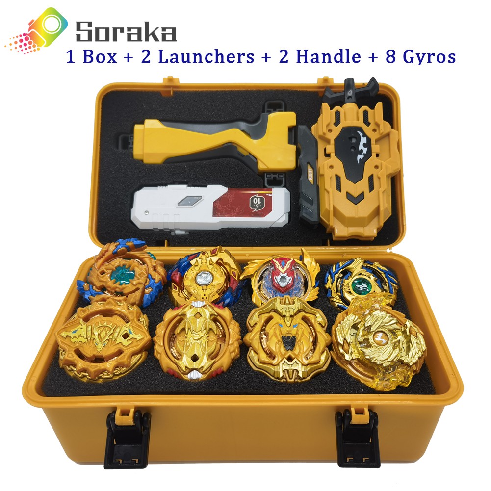Beyblade Burst Toy Set With Light Handle Launcher Beybalde Kid's ...