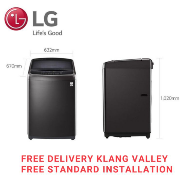 LG TH2722SSAK 22kg 6 Motion Inverter Direct Drive Top Load Washer with ...