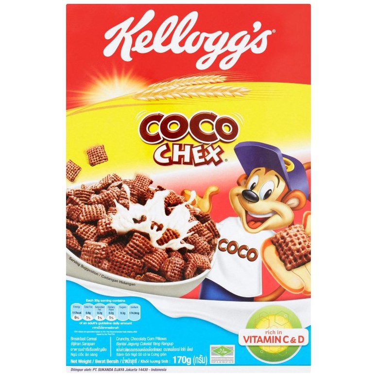 Kelloggs Coco Chex Breakfast Cereal (170g)