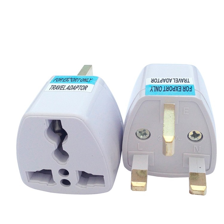 Universal 2 Pin To 3 Pin Plug Malaysia Converter Adapter US EU CHINA ...