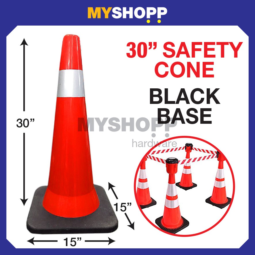 30" Safety Traffic Cone | Kon Keselamatan | Kon Safety - [Ready Stock ...