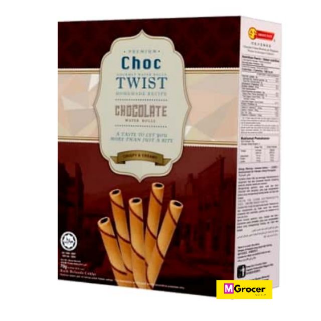 CHOC TWIST - CHOCOLATE WAFER ROLLS (70G) | Shopee Malaysia