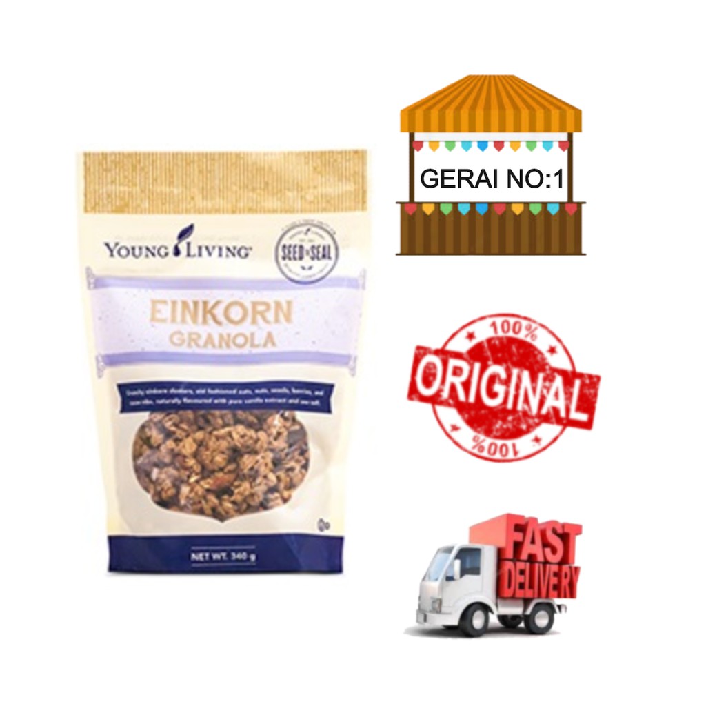 Young Living Gary's True Grit Einkorn Granola YL (369gm) | Shopee Malaysia