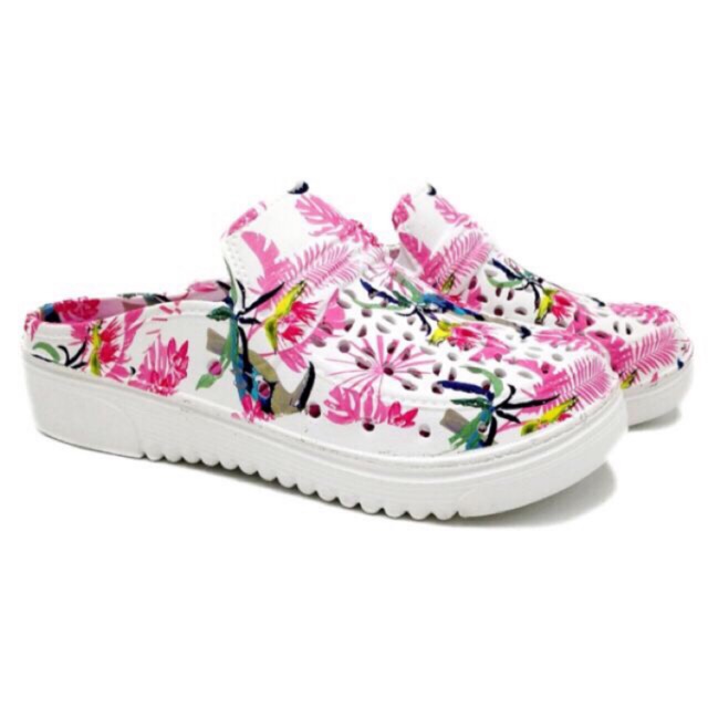 Lady Rubber Shoe Women Rubber Shoe Clog and Mules Women Sandal | Shopee ...