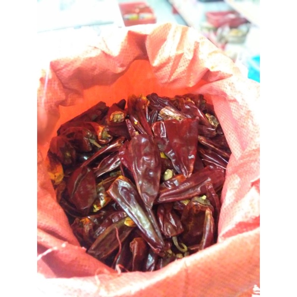 1KG Lada Kering Besar / 1KG Cili Kering Besar Tidak Pedas kelantan ...