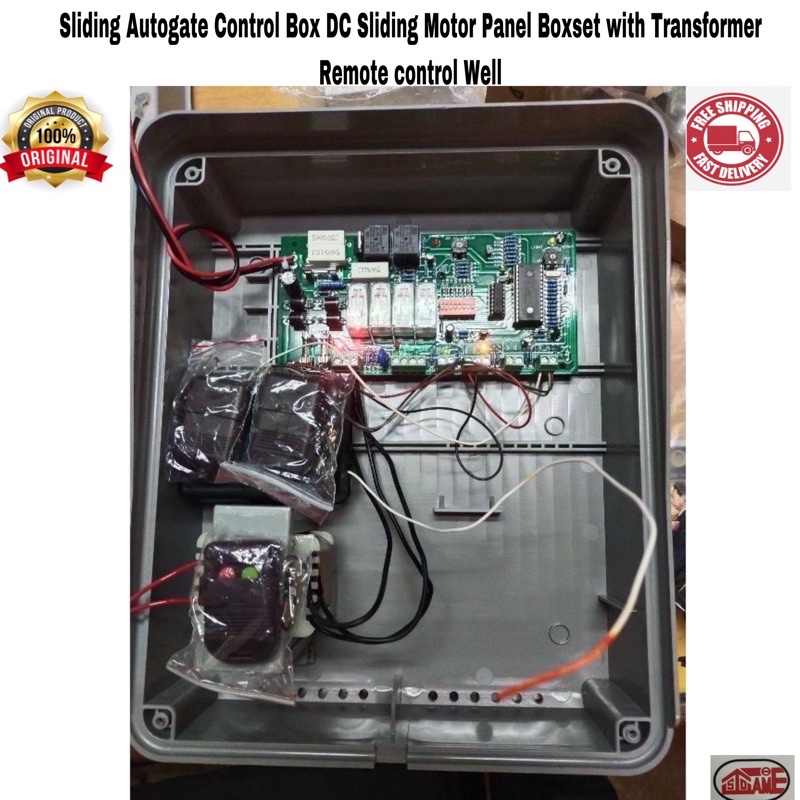 Sliding Autogate Control Box DC Sliding Motor Panel Boxset with ...