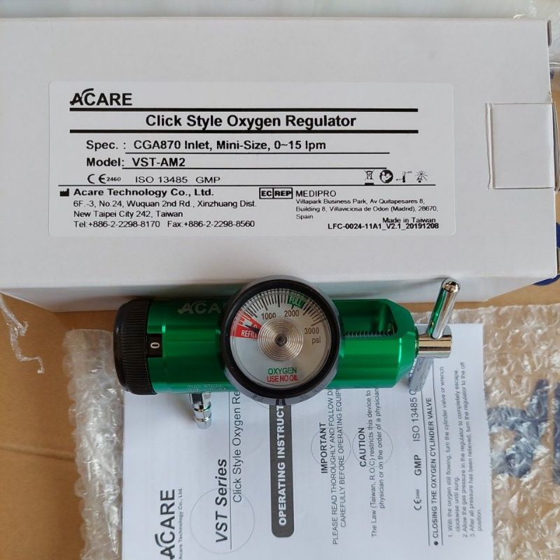 ACARE MEDICAL OXYGEN REGULATOR (0-15 LPM) | Shopee Malaysia