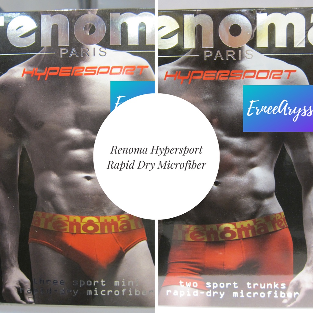 (NEW) RENOMA PARIS RECHARGE UNDERWEAR MINI/TRUNK RAPID DRY MICROFIBER ASSORTED COLOR | Shopee ...